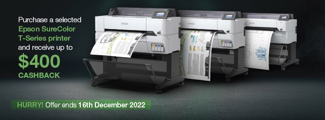 Epson Australia - Epson SureColor T-Series Cashback Promotion