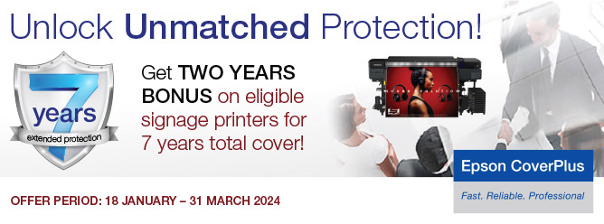 Epson Australia - Epson SureColor S-Series 7-Year CoverPlus Promotion